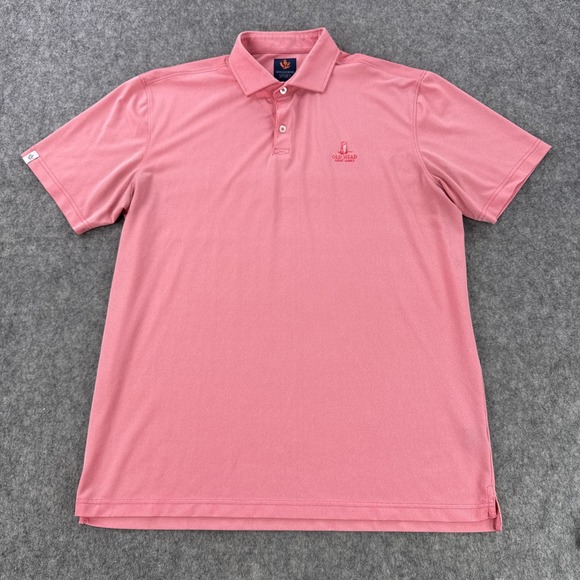 Donald Ross | Shirts | Donald Ross Sport Polo Shirt Mens Large Pink Old ...